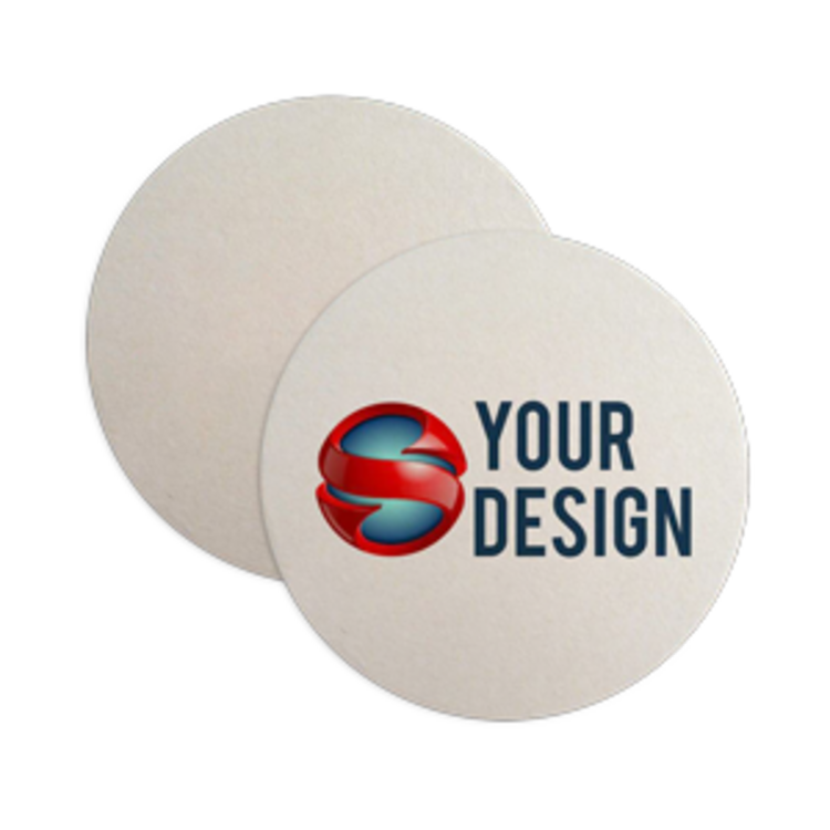 Customize These High-Quality Paper Coasters